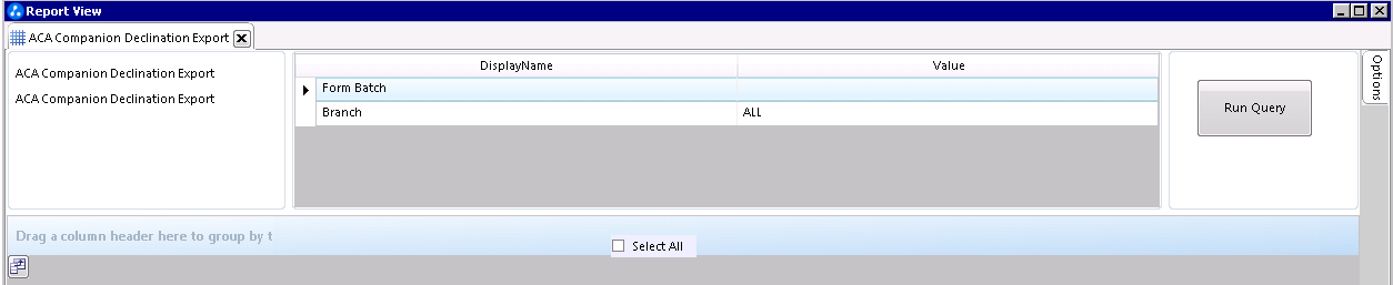 Standard AQ - ACA Companion Declination Export – Avionte Classic