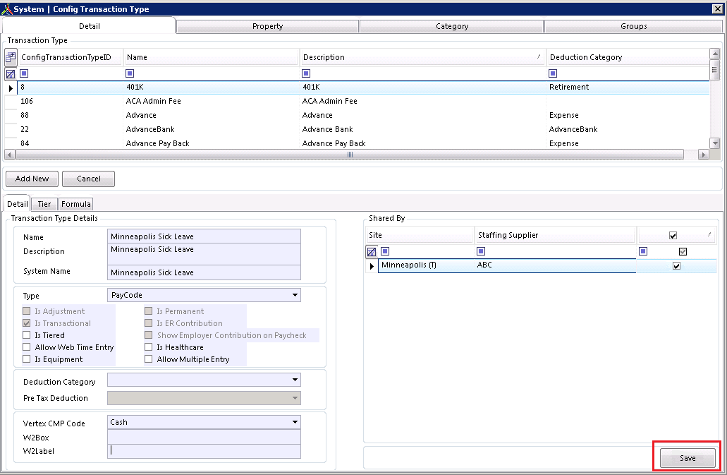 Sick Leave Setup – Avionte Classic