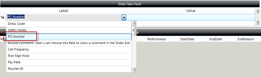 "PO Number" and "PO #" Usage – Avionte Classic