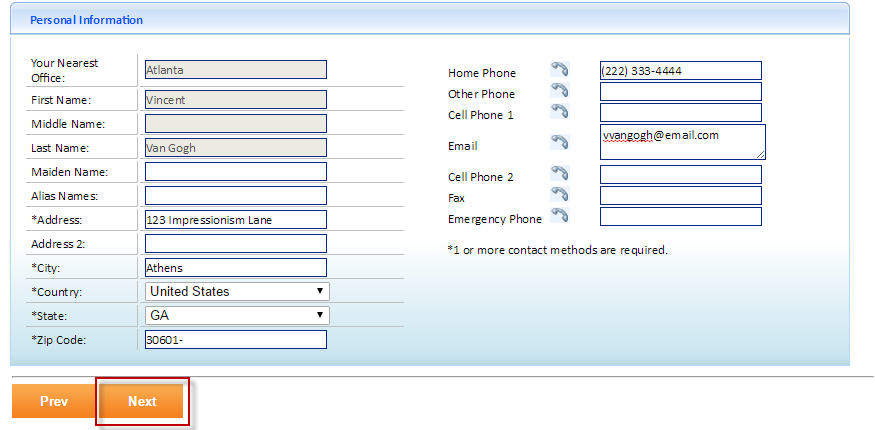 Applicant Portal Test – Avionte Classic