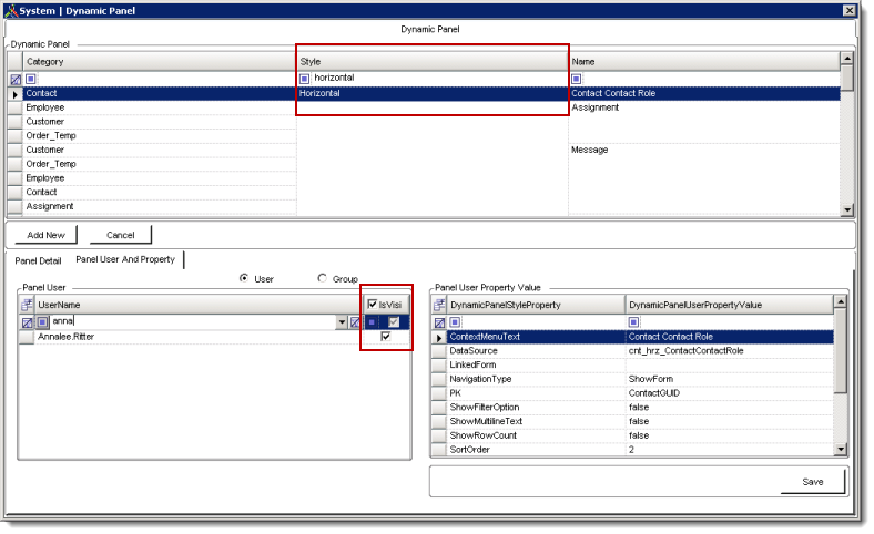 Navigation - Horizontal Panels (Configuration) – Avionte Classic