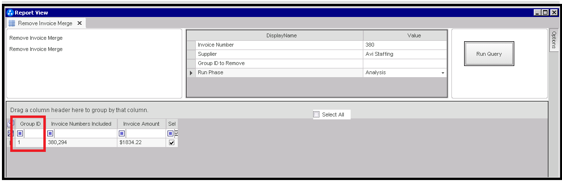 Self-Serve Utility - Remove Invoice Merge – Avionte Classic